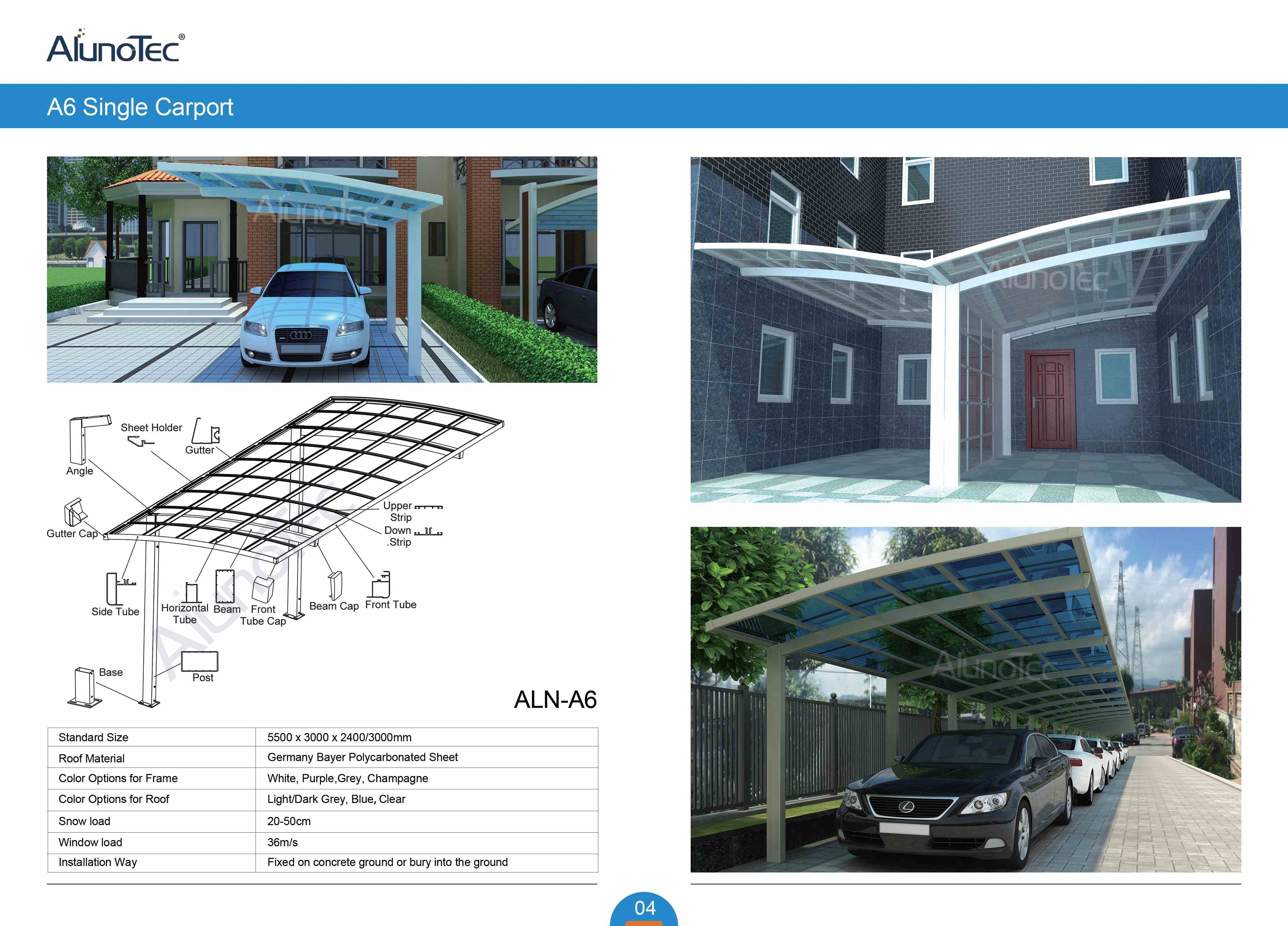 Gallery Detail - Aluminum Pergola-AlunoTec