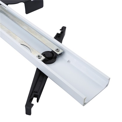 PVC Louvre Window Frames with Glass-Blade-Holders - Buy louver frame ...